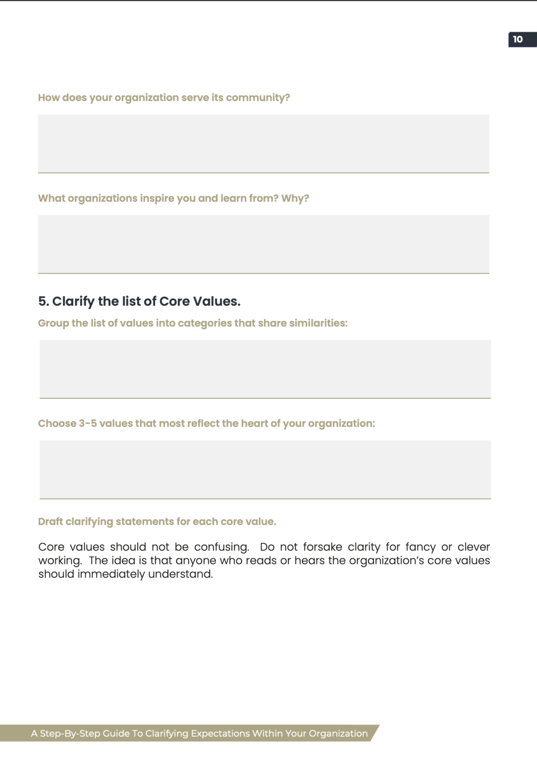 Write Your Church Core Values Statements In 5 Simple Steps | Brighten ...